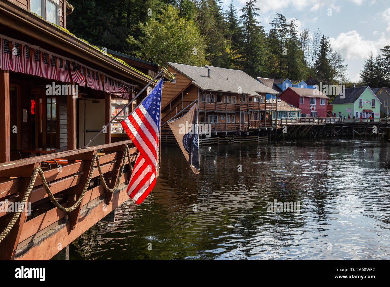 Ketchikan, Alaska, United States - September 26, 2019: Beautiful View ...