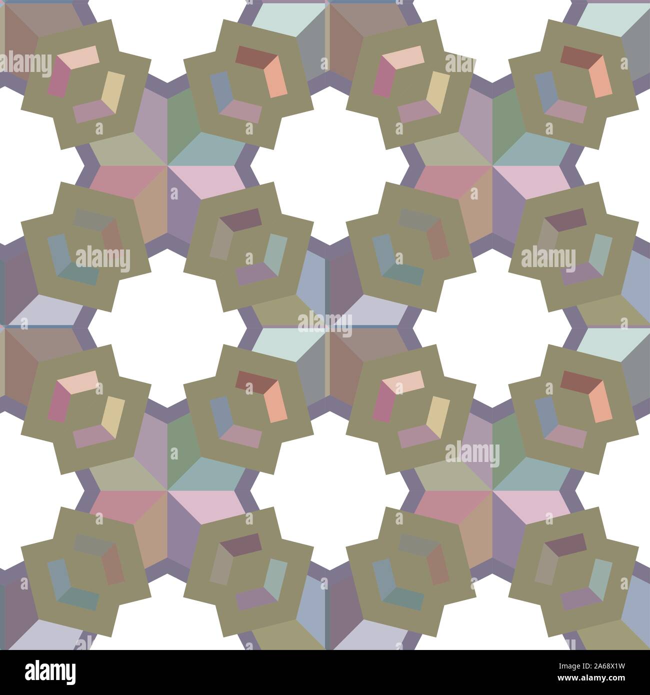 Geometric ornamental vector pattern. Seamless design texture Stock ...