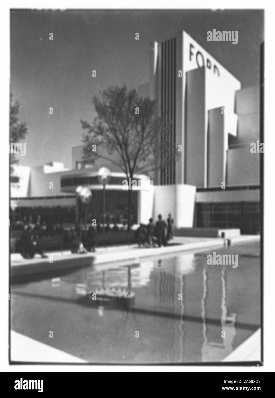 World's Fair, Ford Motor Building Stock Photo - Alamy