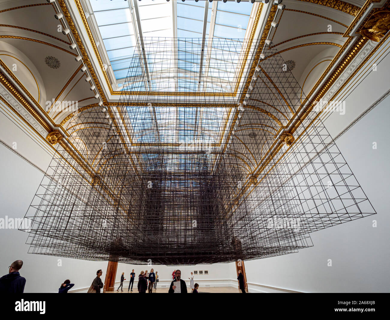 Matrix III 2019, by Antony Gormley, at the Royal Academy, London, UK ...