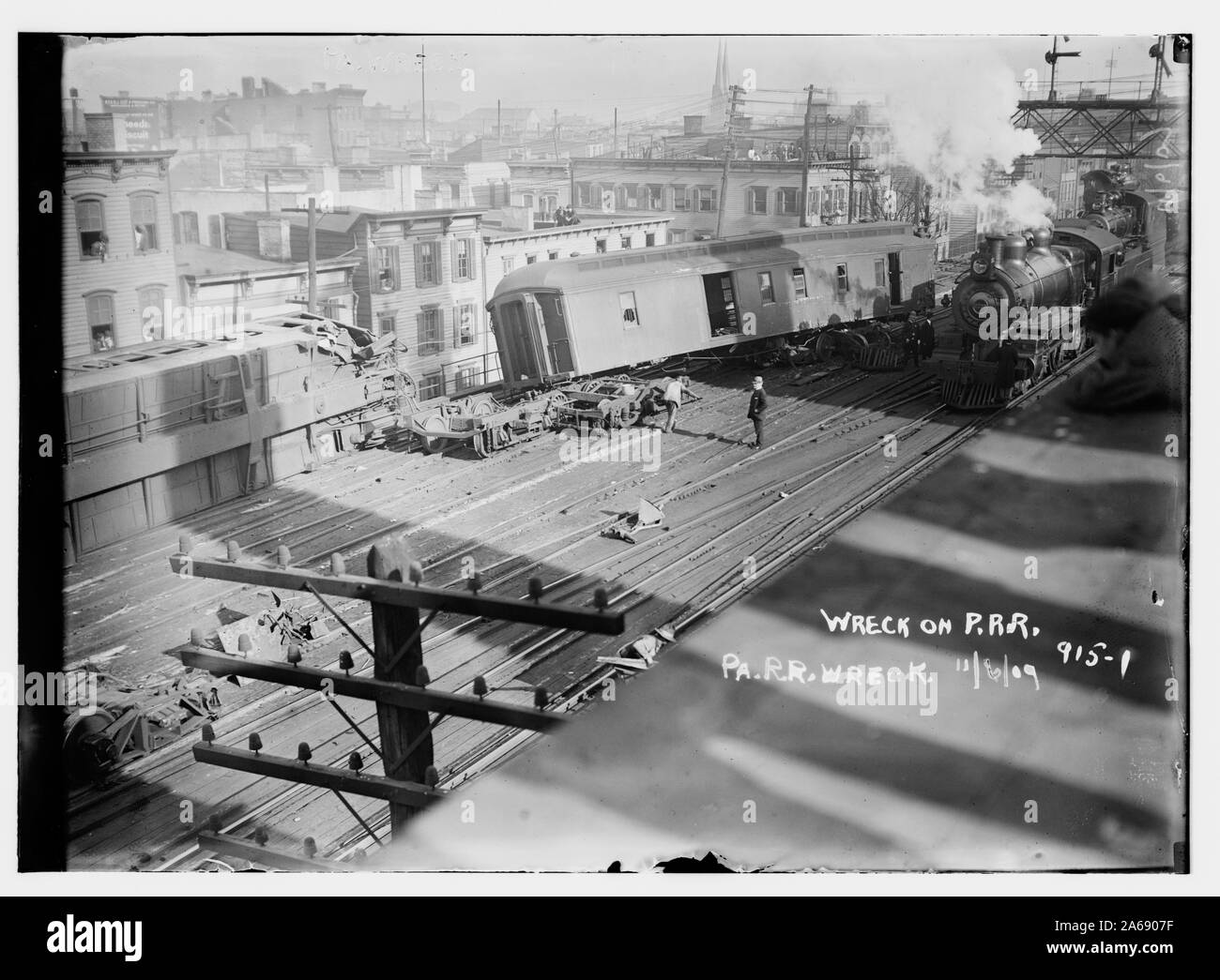 Wrecked vehicles Black and White Stock Photos & Images - Alamy