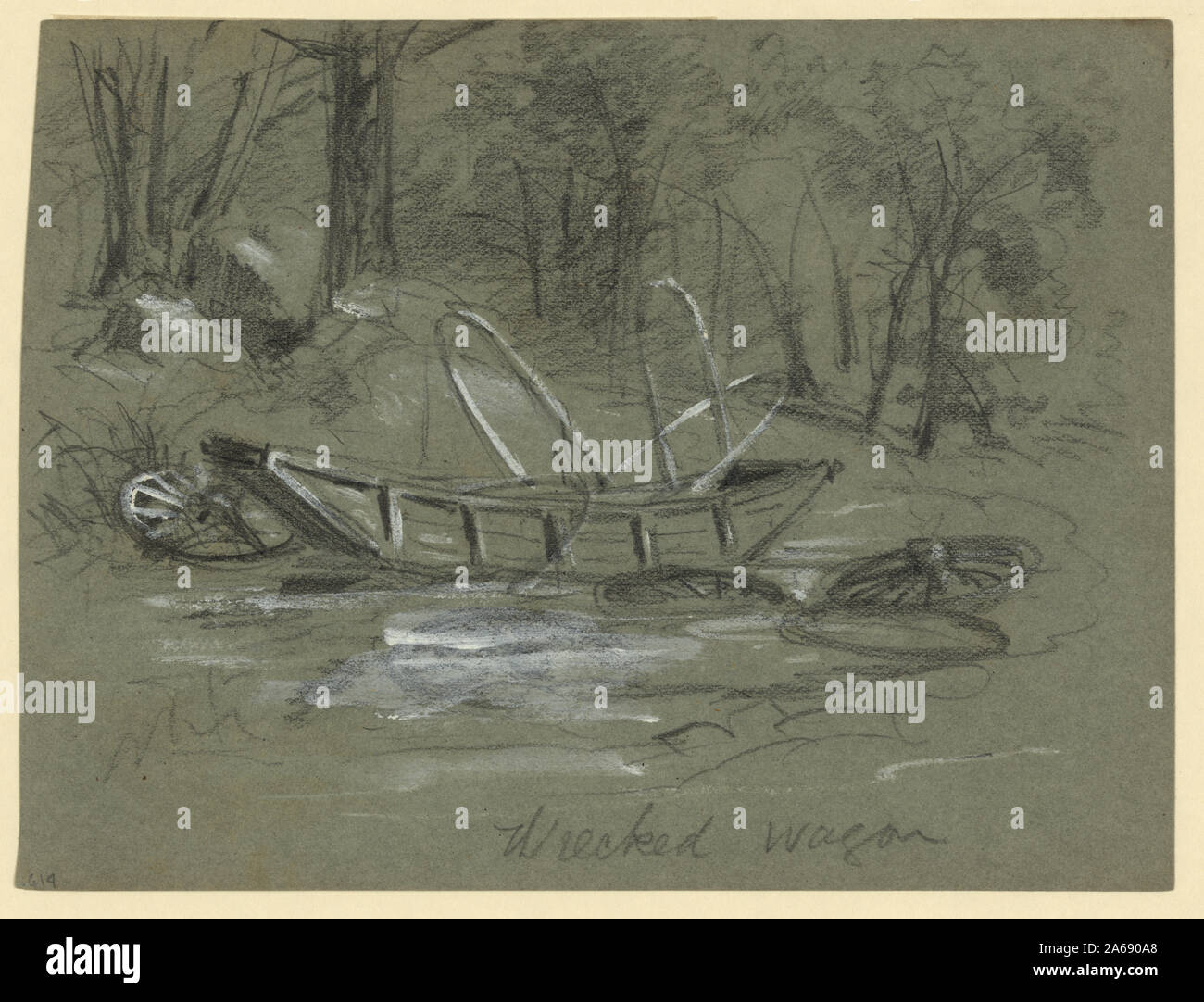 Wrecked wagon hi-res stock photography and images - Alamy