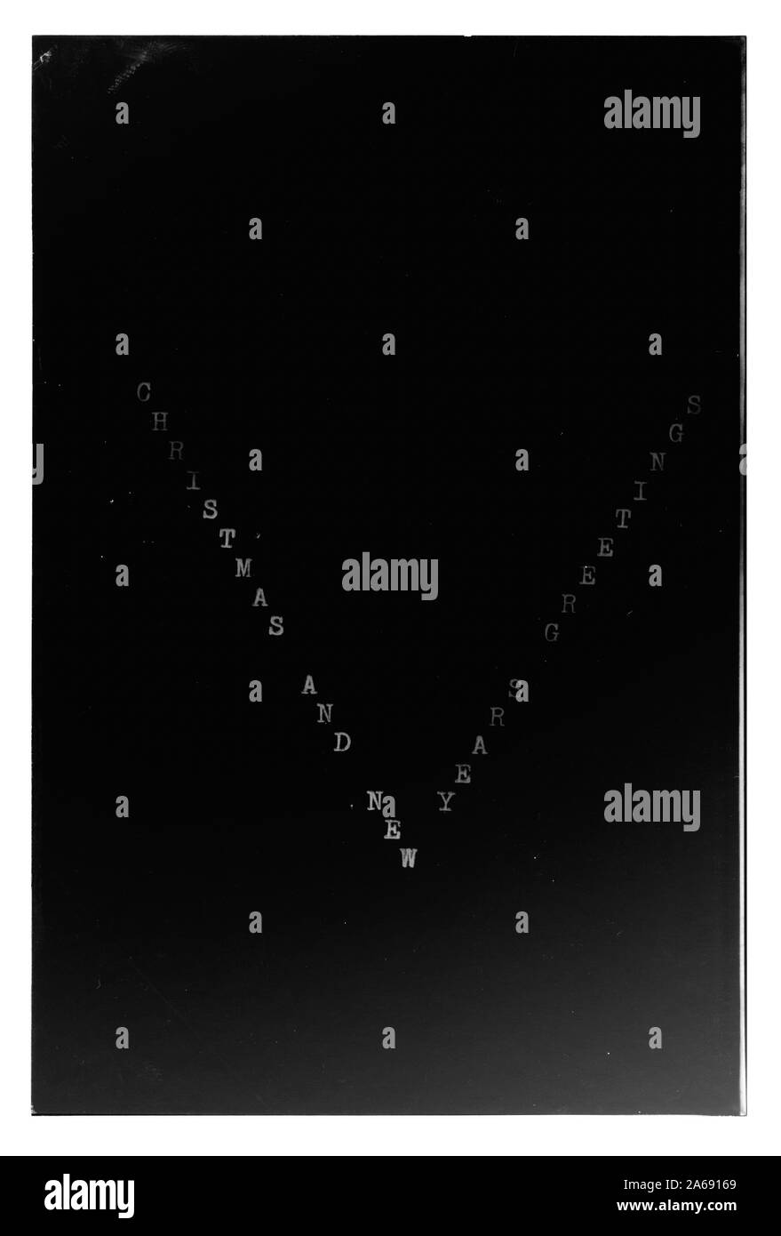Greetings greeting card cards Black and White Stock Photos & Images - Alamy