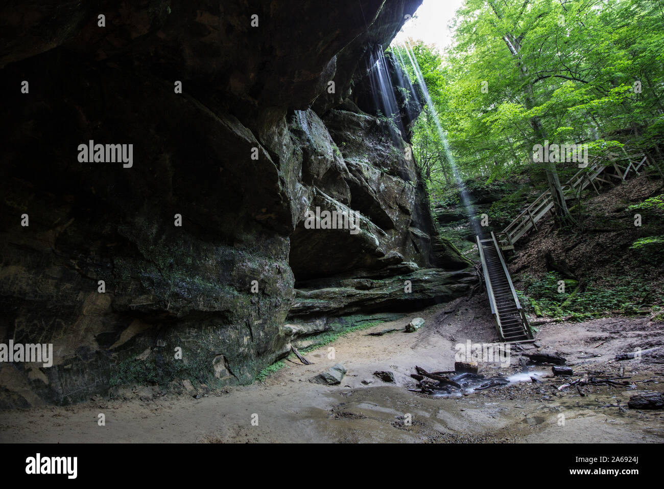 Big Lyons Falls, Mohican State Park, Ohio Stock Photo - Alamy