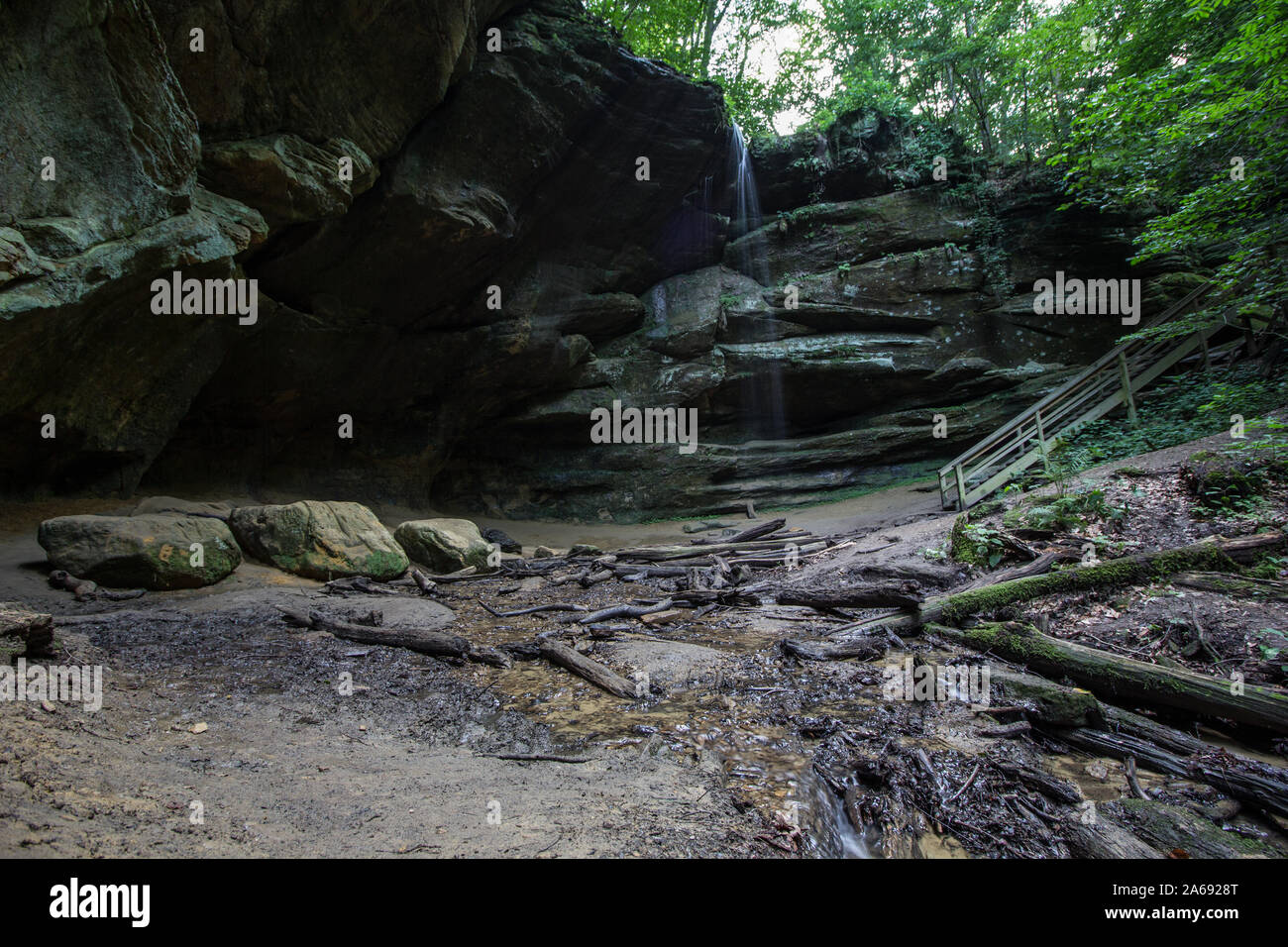 Big Lyons Falls, Mohican State Park, Ohio Stock Photo - Alamy