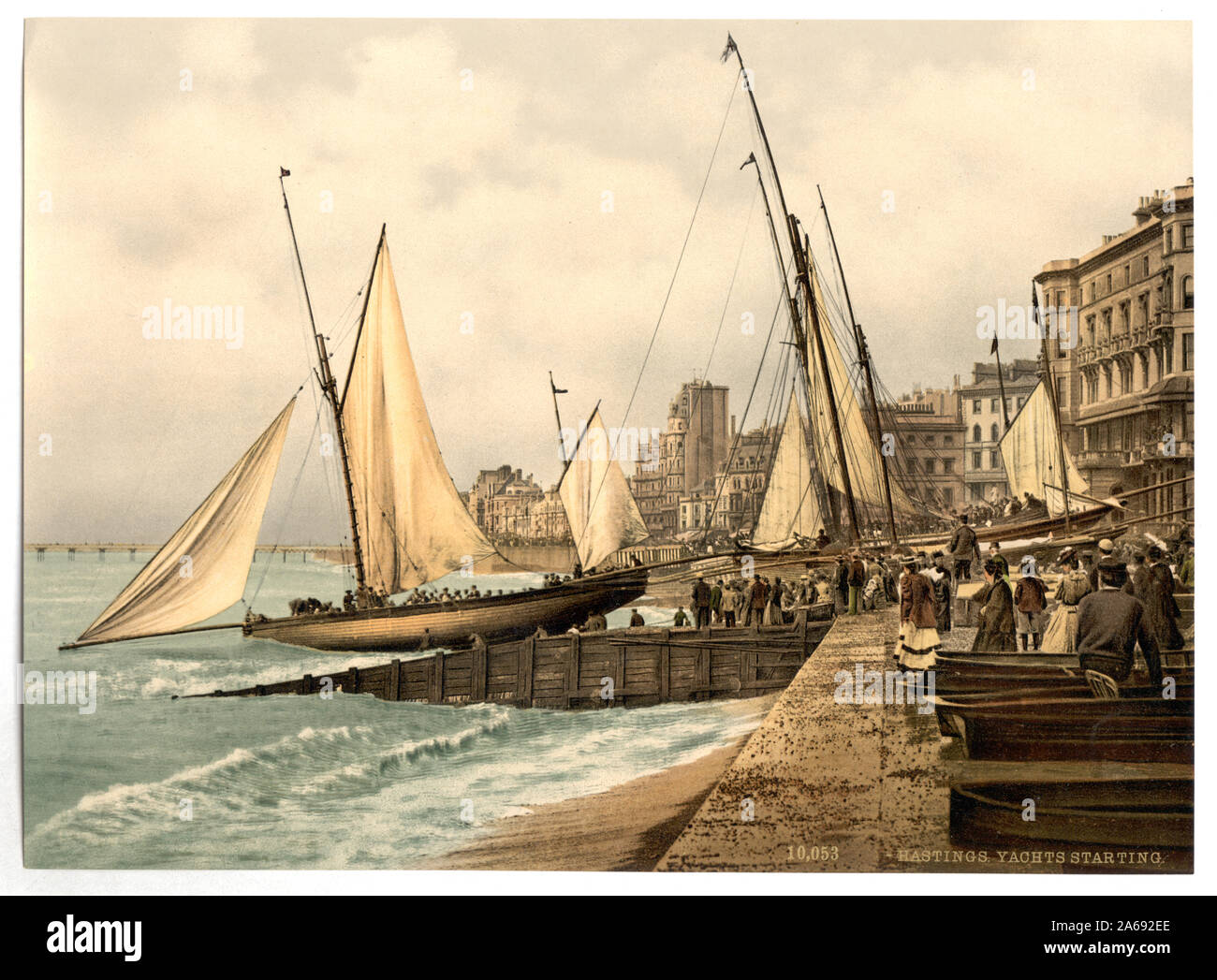 Race sailing yachts Cut Out Stock Images & Pictures - Alamy