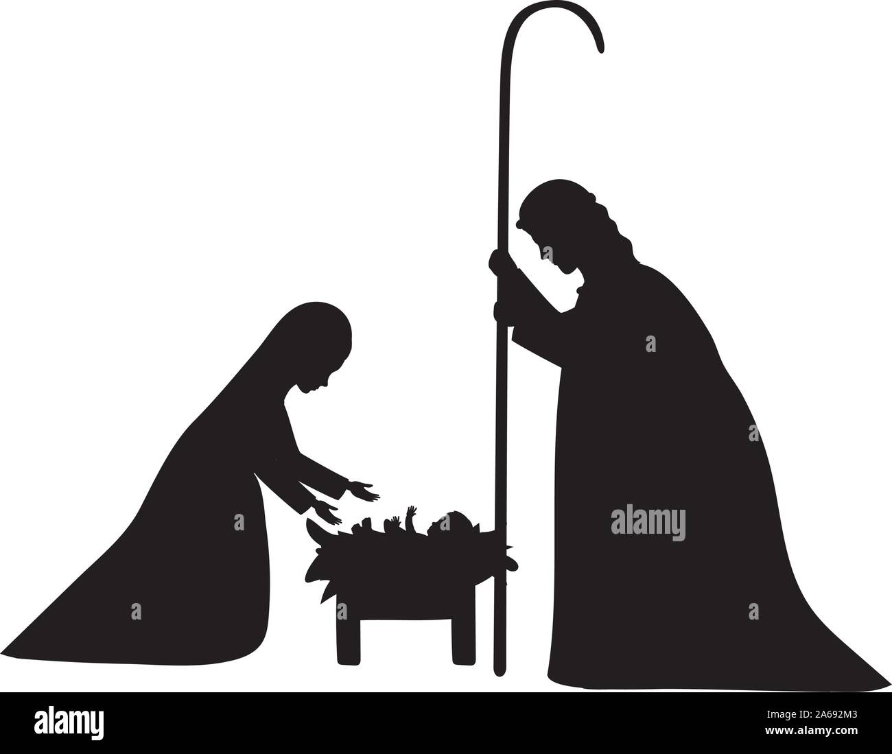 Manger family Black and White Stock Photos & Images - Alamy
