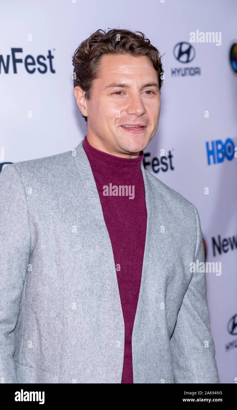 New York, NY, USA - October 23, 2019: Augustus Prew attends the opening ...