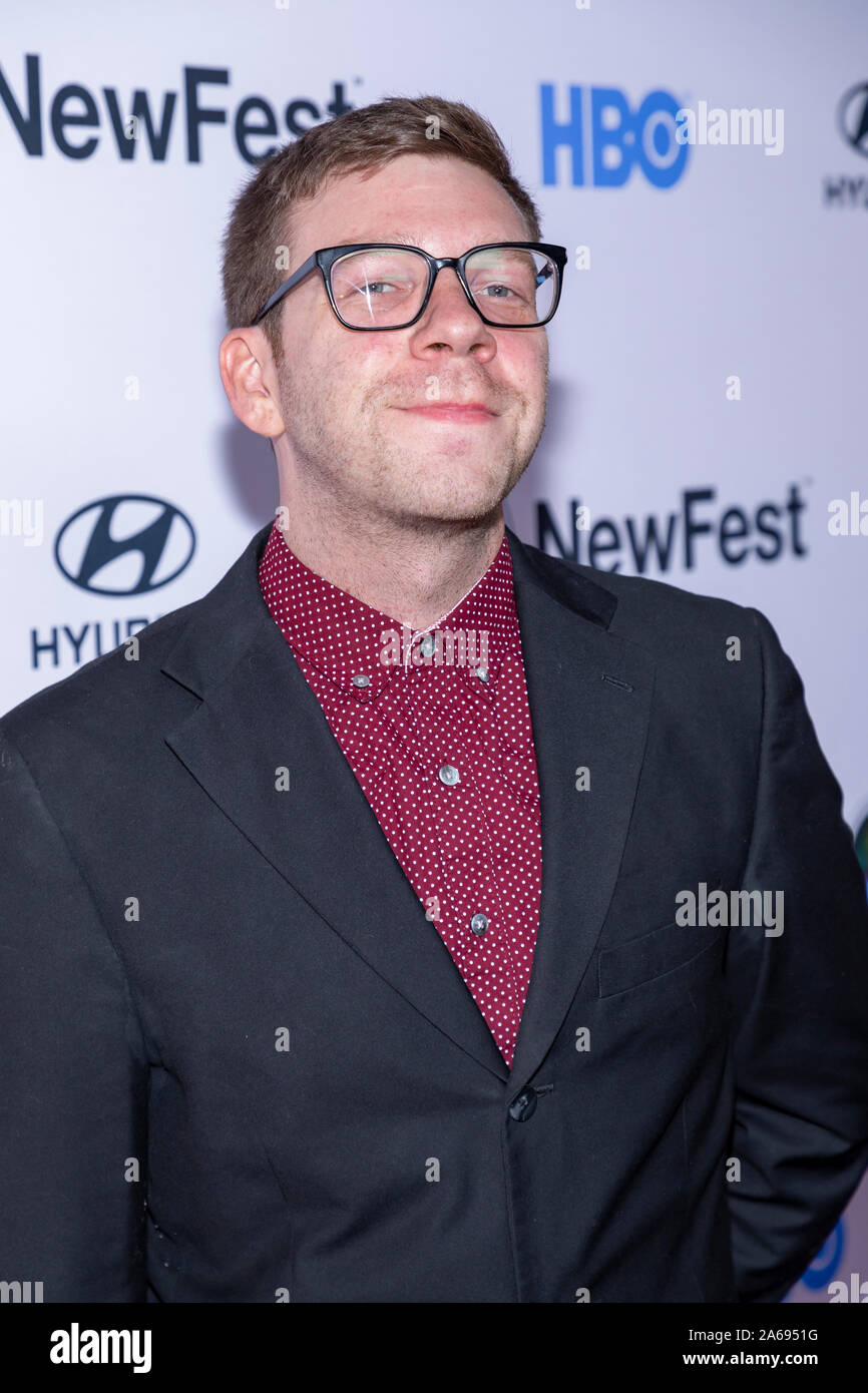 New York, NY, USA - October 23, 2019: Nick McCarthy attends the opening ...