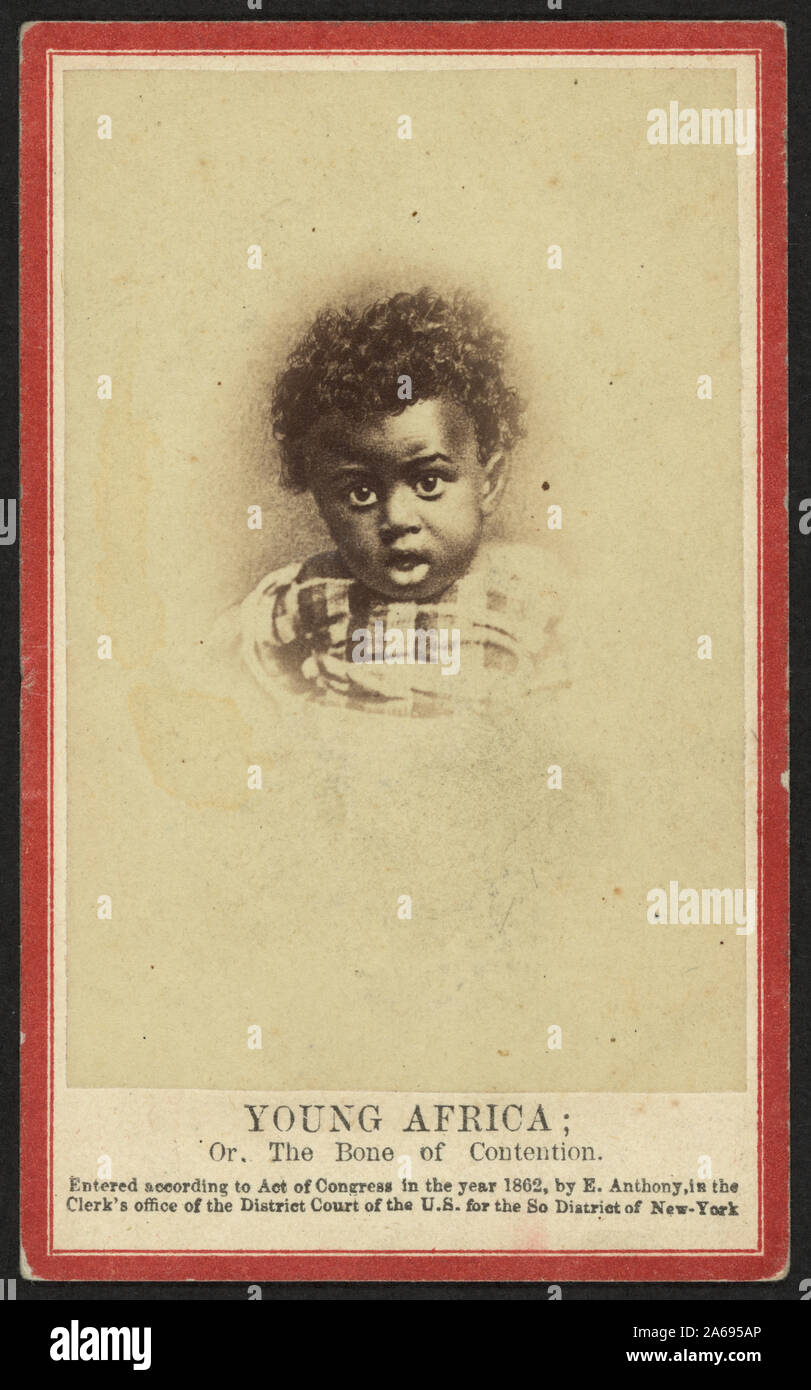 Young Africa; or, the bone of contention Stock Photo - Alamy