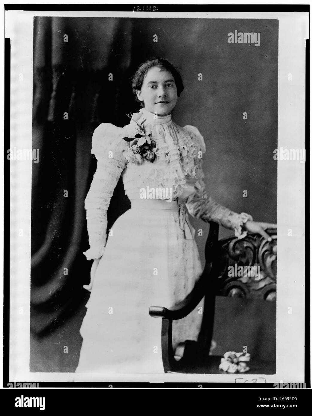 Woman standing on right Cut Out Stock Images & Pictures - Alamy