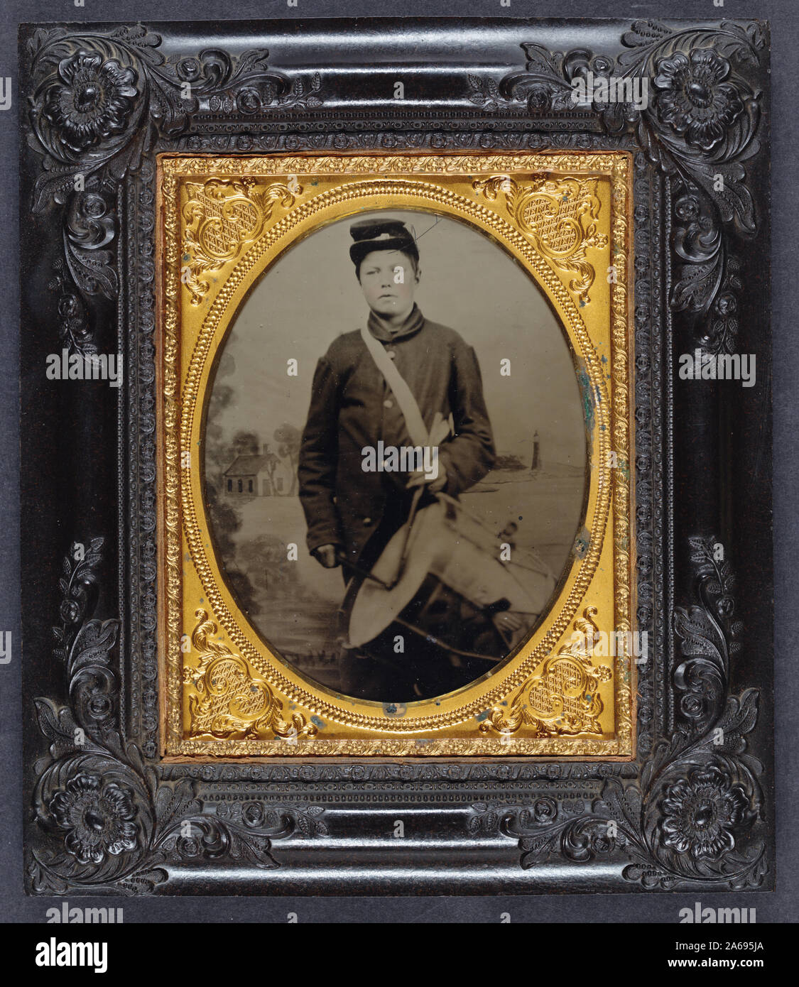 Young George Wingate Weeks of Company D, 8th Maine Infantry Regiment ...