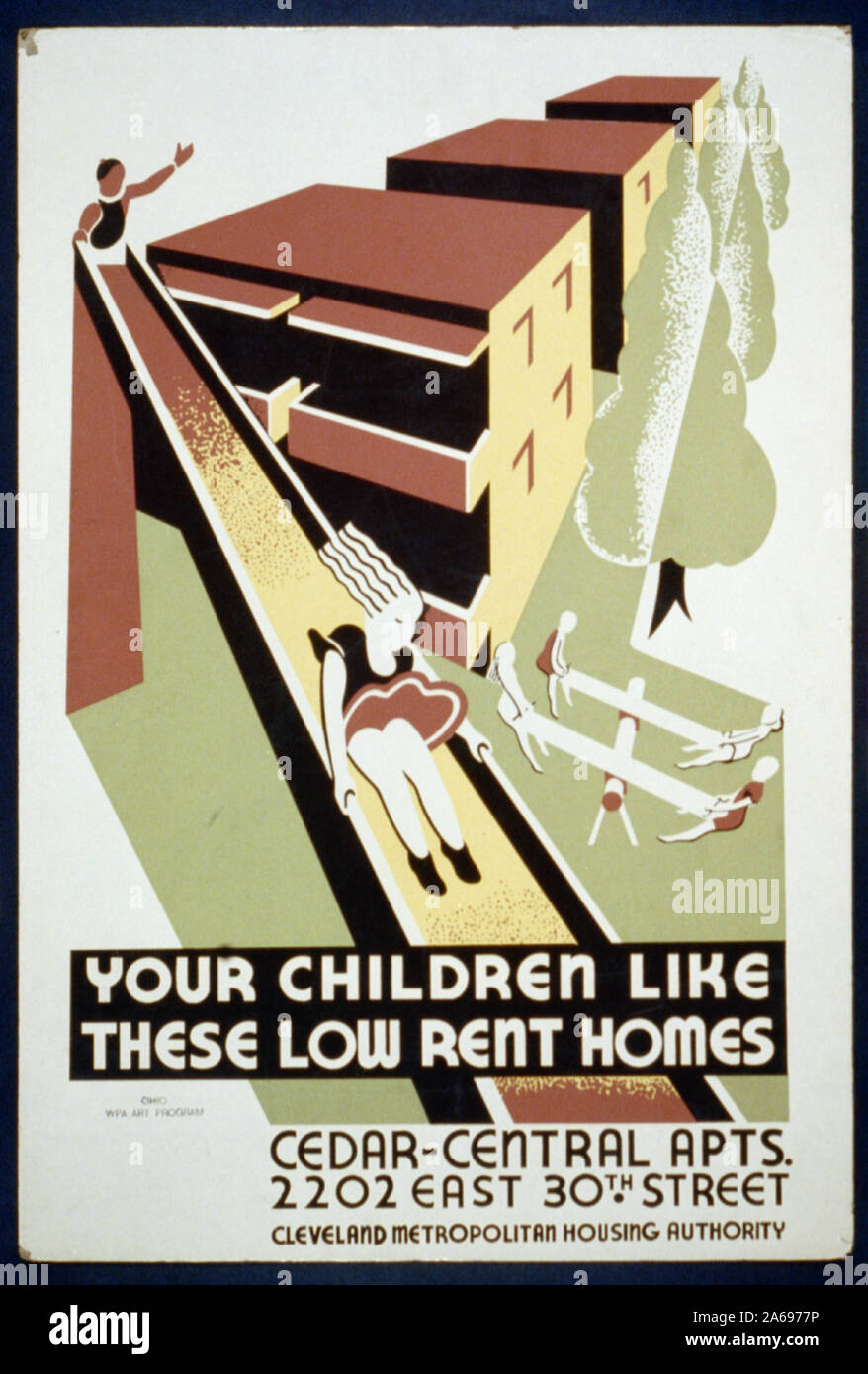 Your children like these low rent homes Abstract: Poster for Cleveland ...