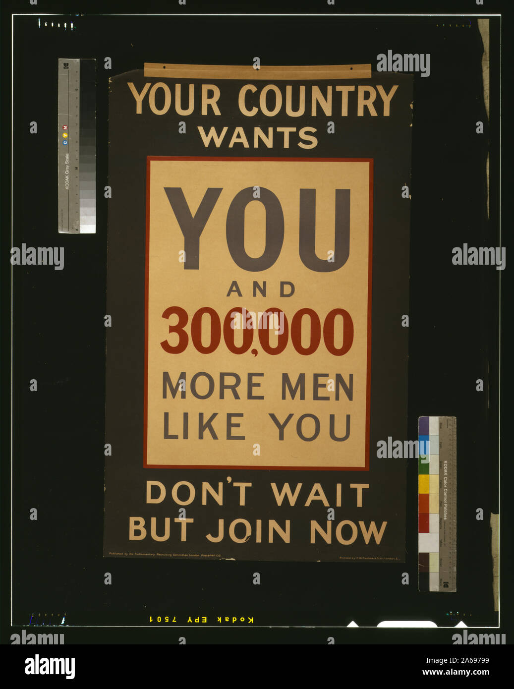 Your country wants you and 300,000 more men like you. Don't wait but ...