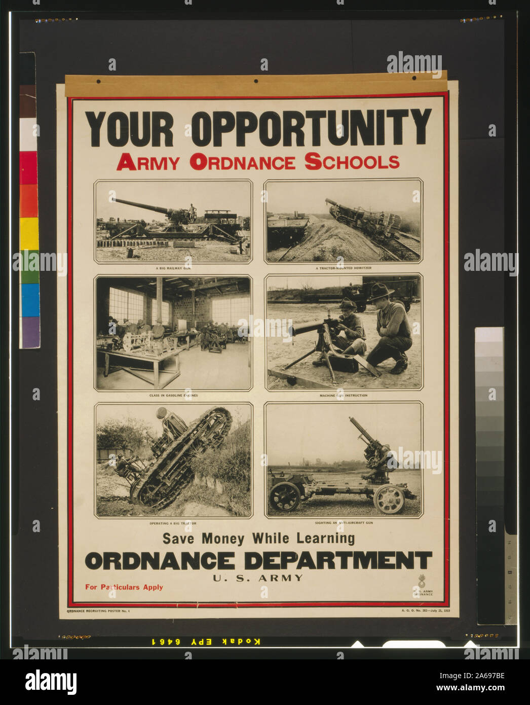 Your opportunity - Army ordnance schools Abstract: Poster showing six ...
