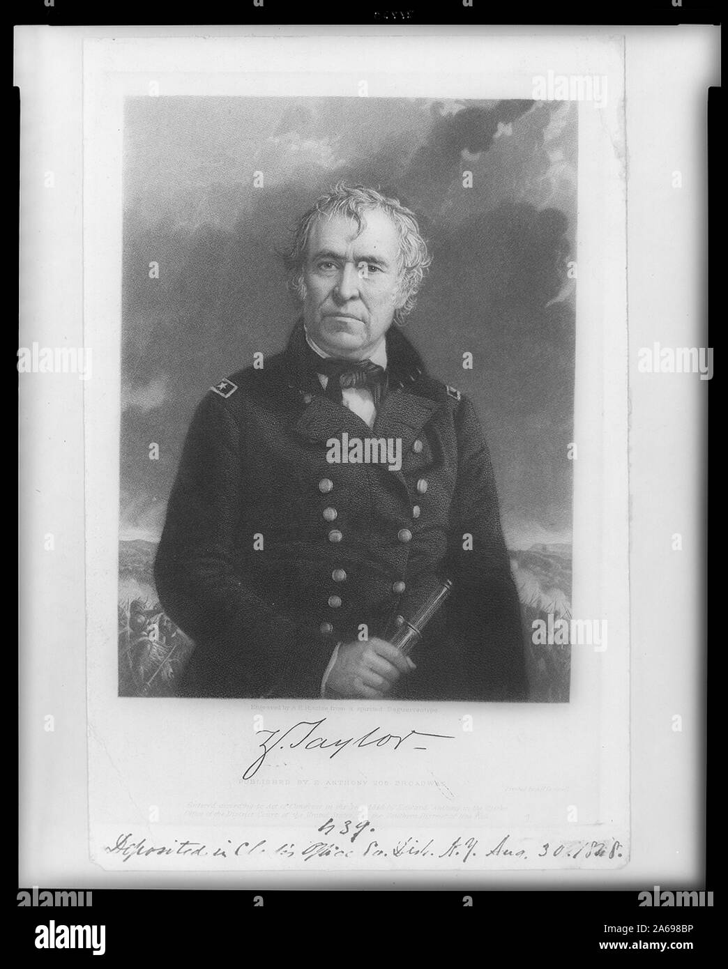 Zachary Taylor, half-length portrait, facing slightly left, in uniform ...
