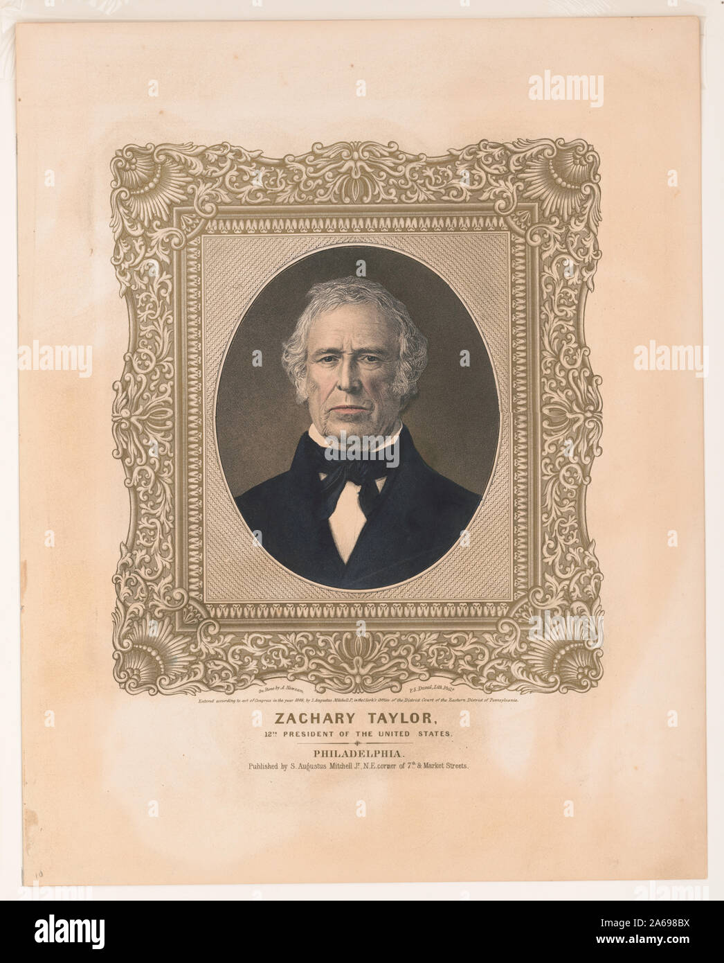 12th president of the united states hi-res stock photography and images ...