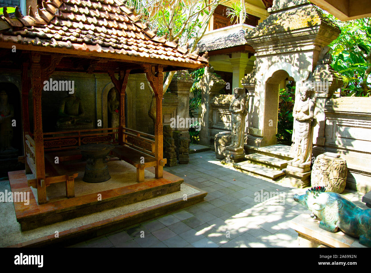 Traditional Balinese Decorative Architecture - Indonesia Stock Photo ...