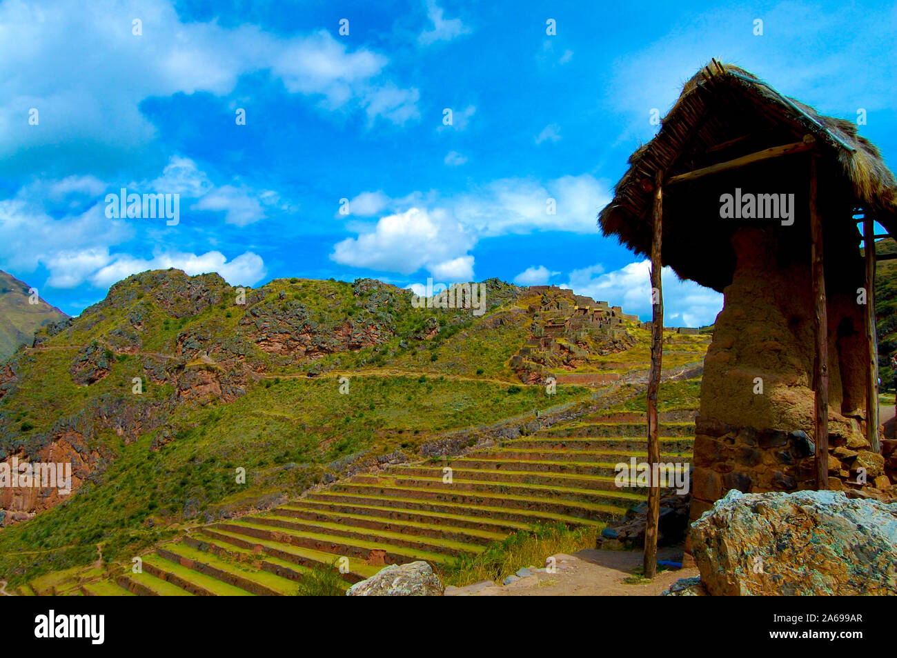 Pisac Inca Ruins - Peru Stock Photo - Alamy