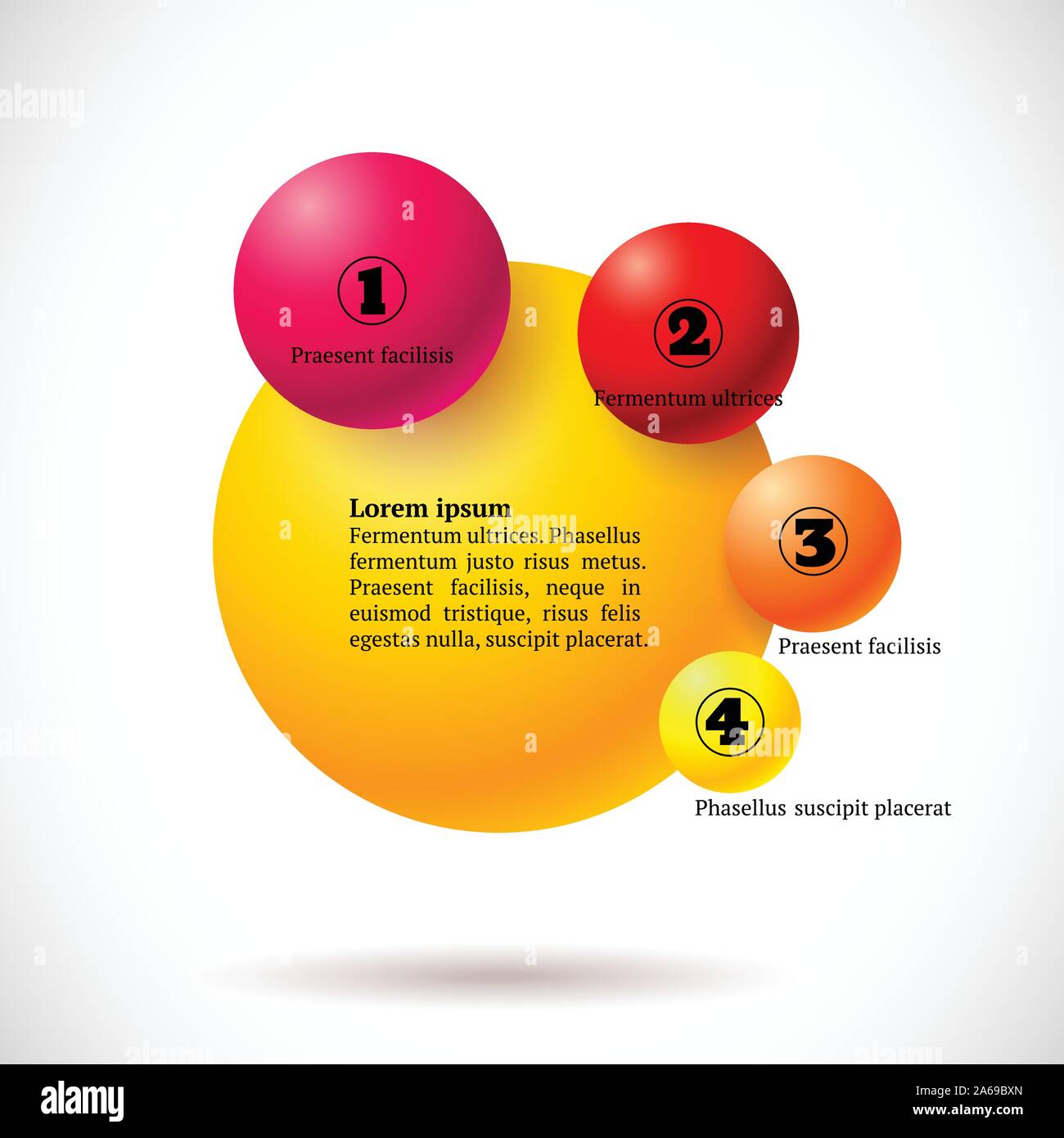 Infographics with group of flying balls Stock Vector Image & Art - Alamy