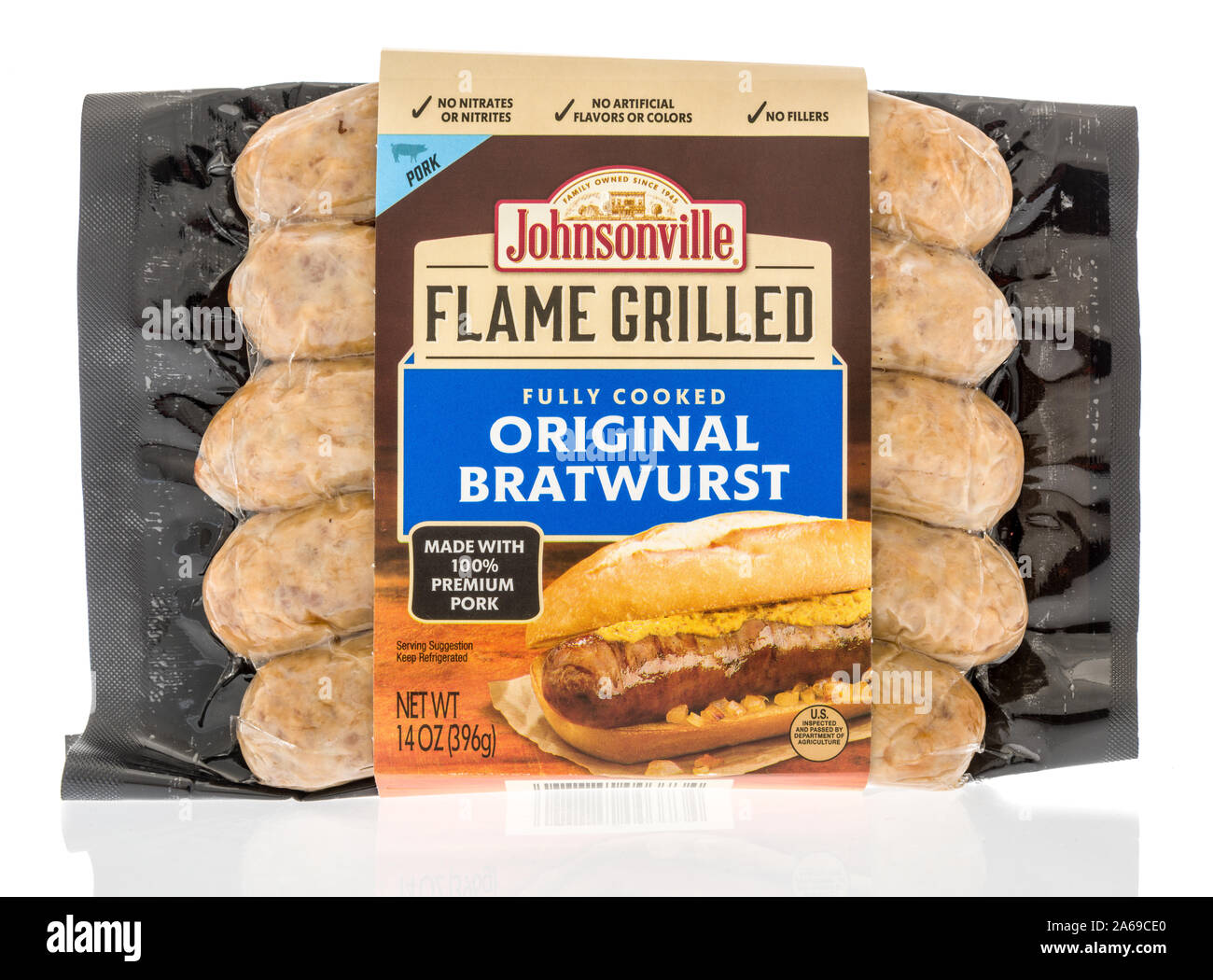 Johnsonville bratwurst hi-res stock photography and images - Alamy