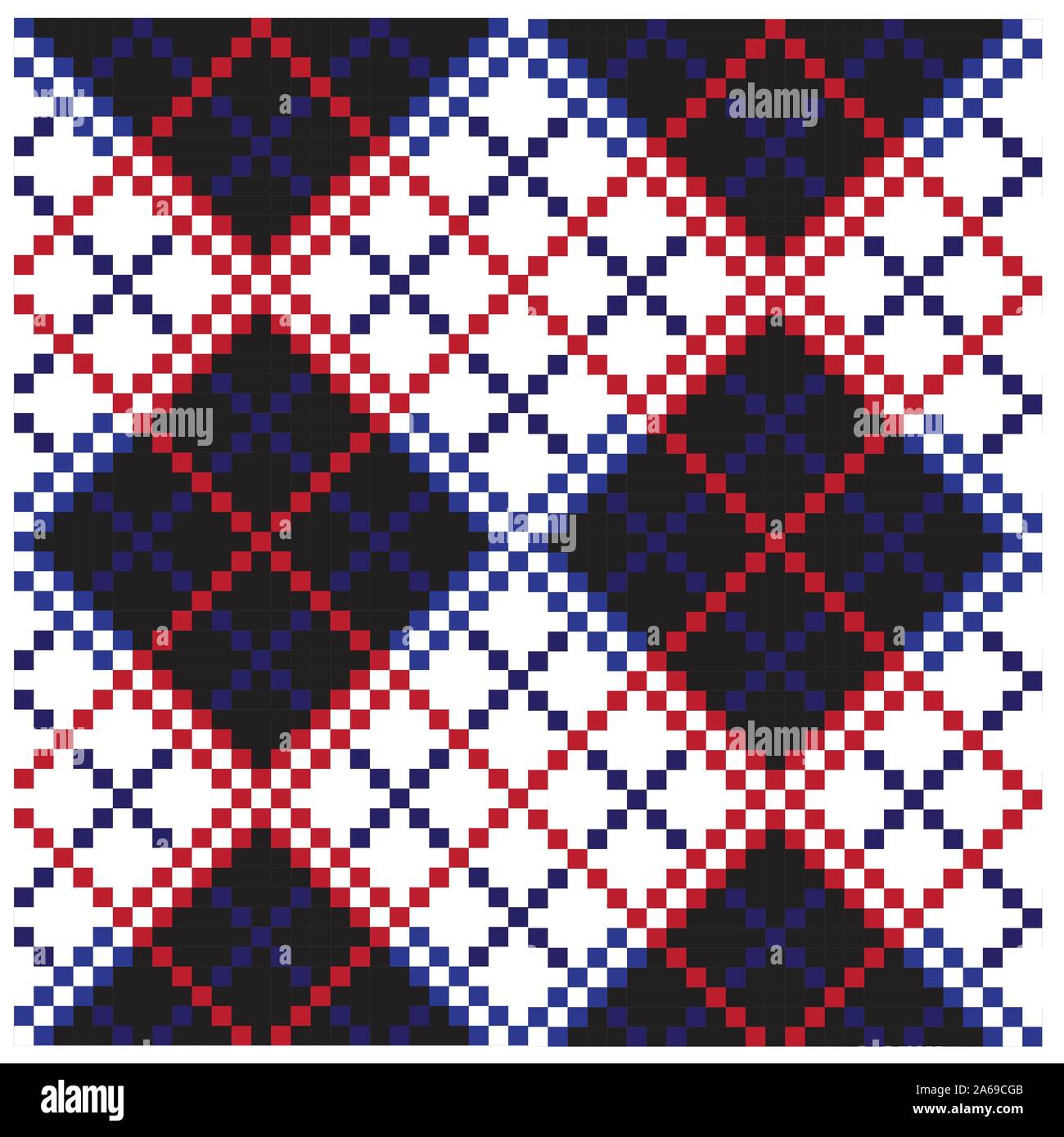 Colourful Modern Argyle Seamless Pattern in Vector - This is a classic ...