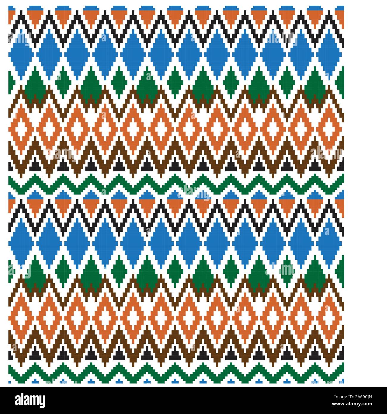 Colourful Modern Argyle Seamless Pattern in Vector - This is a classic ...
