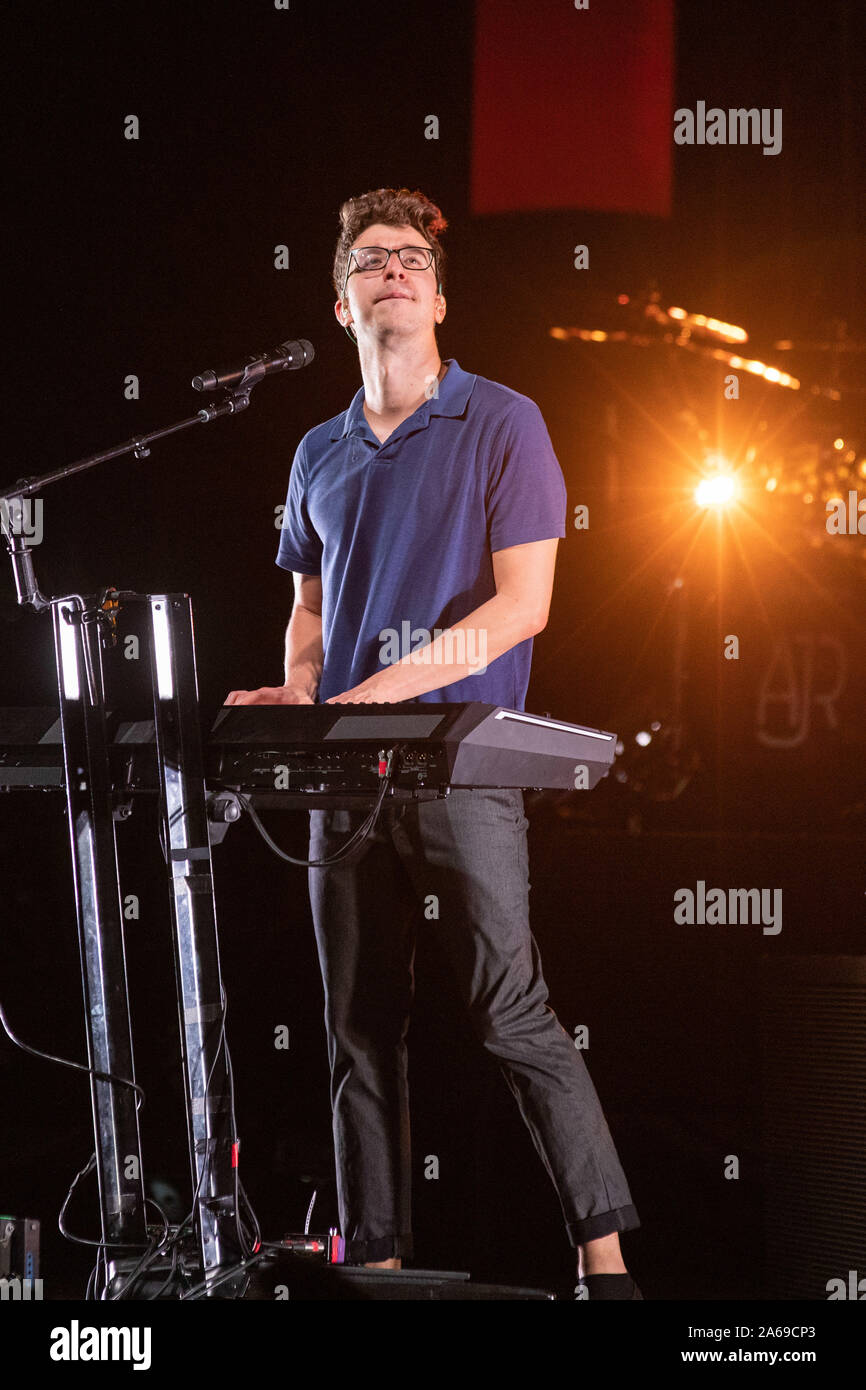 October 23, 2019, Madison, Wisconsin, U.S: RYAN MET of AJR during the ...