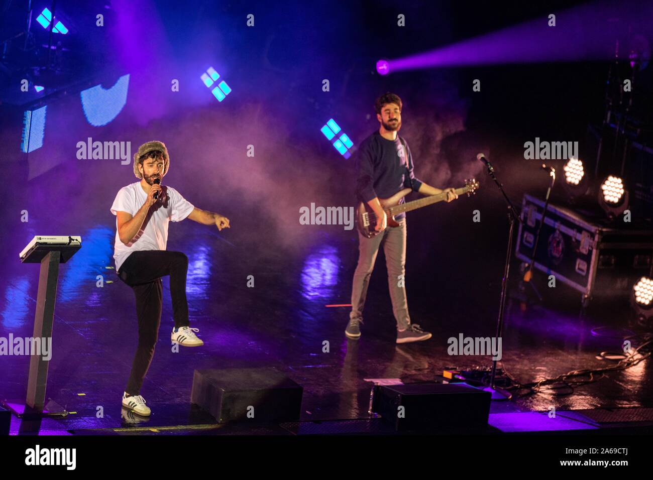 October 23, 2019, Madison, Wisconsin, U.S: JACK MET and ADAM MET of AJR ...