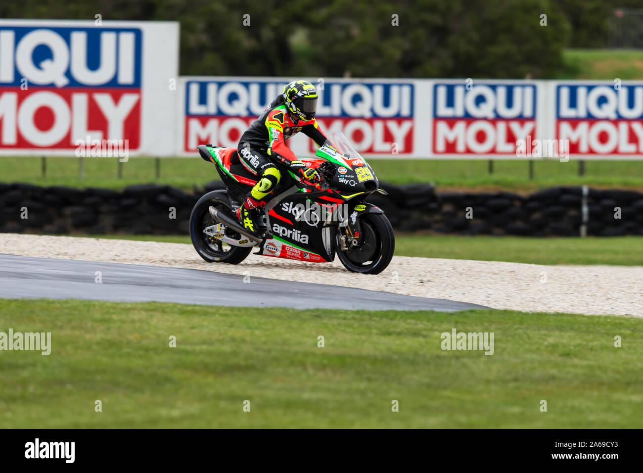 Andrea iannone phillip island grand prix circuit hi-res stock ...
