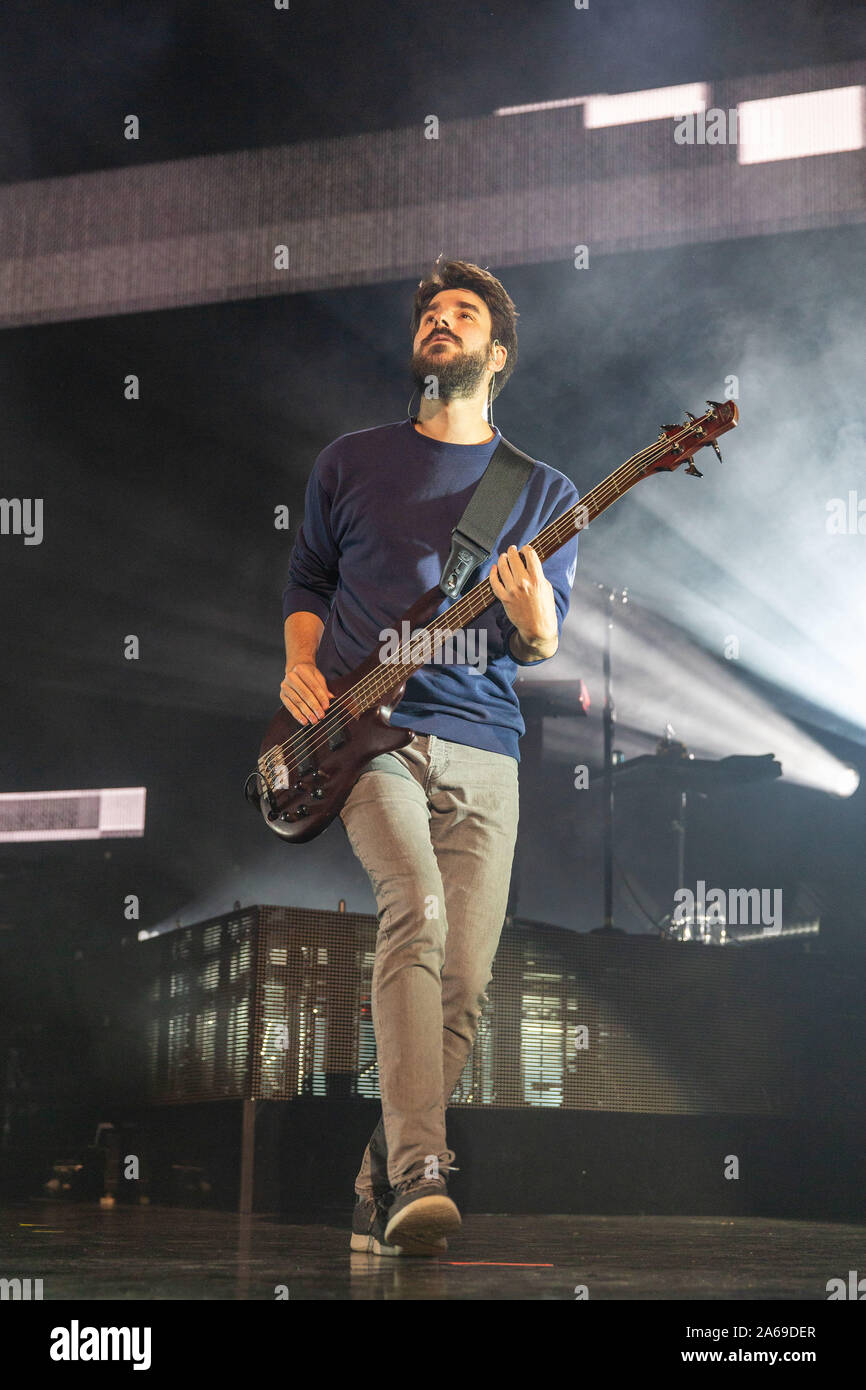 October 23, 2019, Madison, Wisconsin, U.S: ADAM MET of AJR during the ...