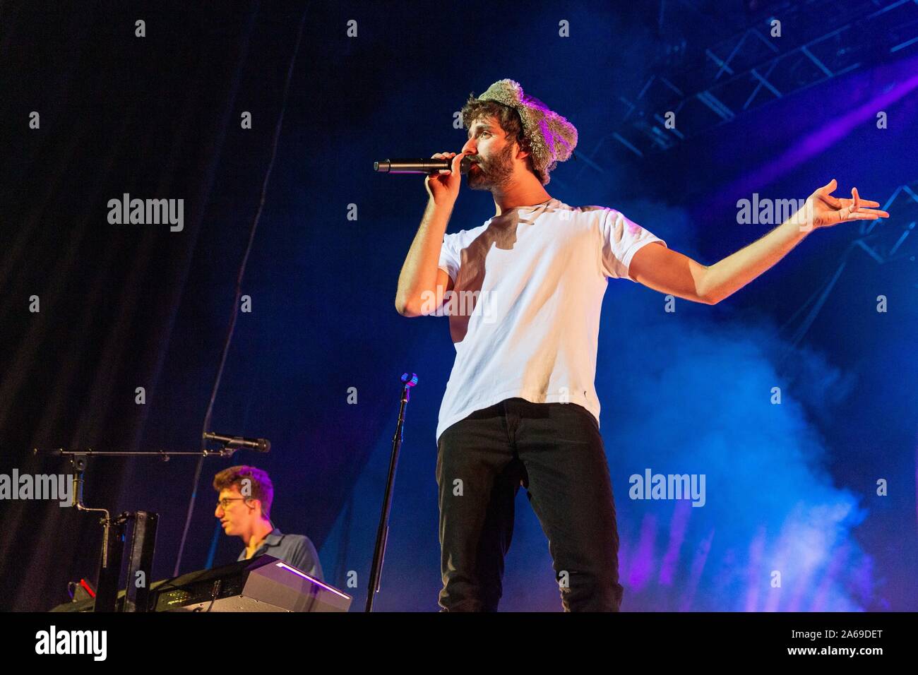 October 23, 2019, Madison, Wisconsin, U.S: RYAN MET and JACK MET of AJR ...