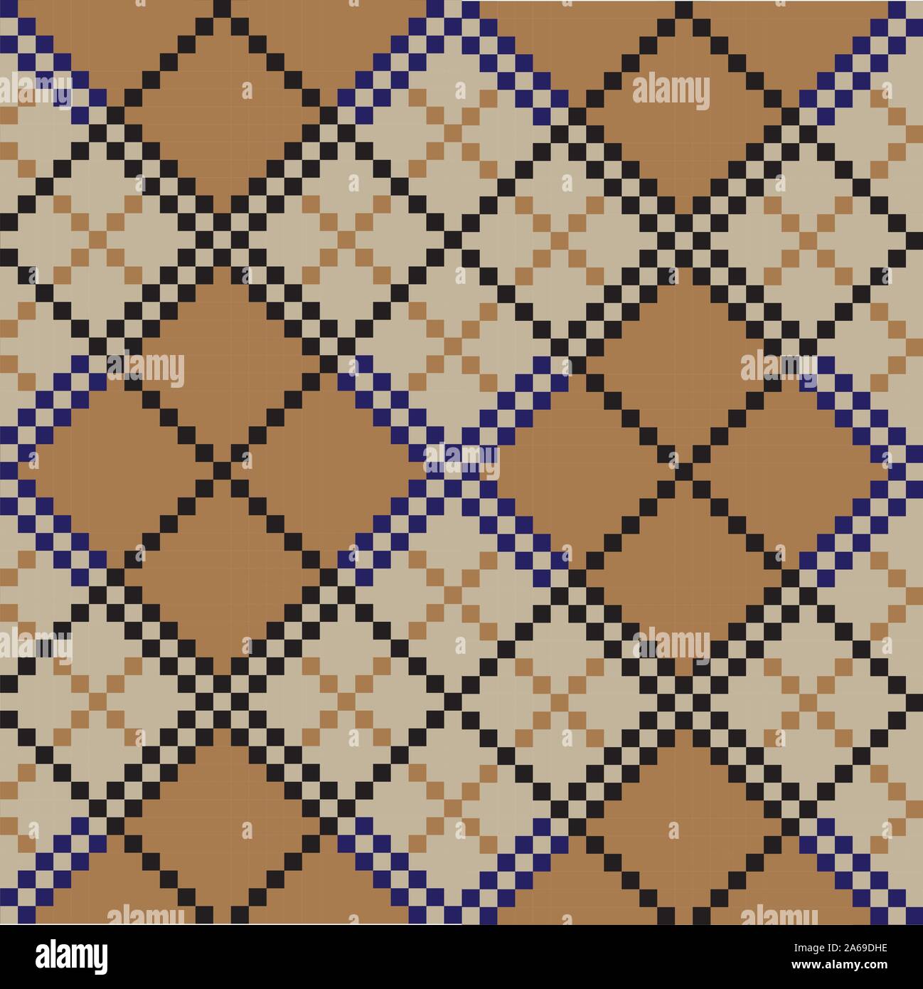 Colourful Modern Argyle Seamless Pattern in Vector - This is a classic ...
