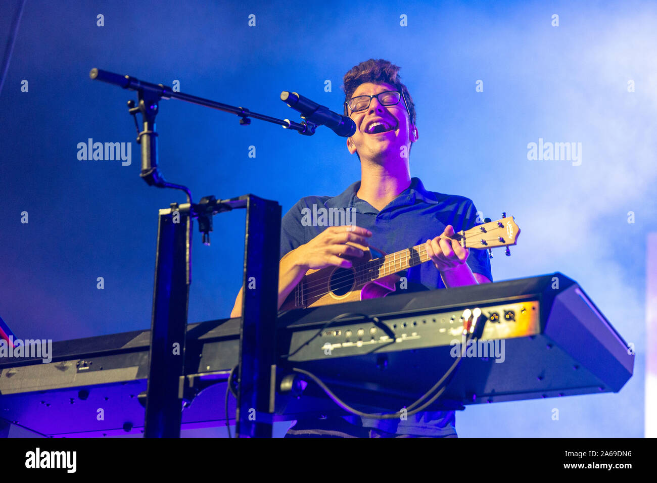 October 23, 2019, Madison, Wisconsin, U.S: RYAN MET of AJR during the ...