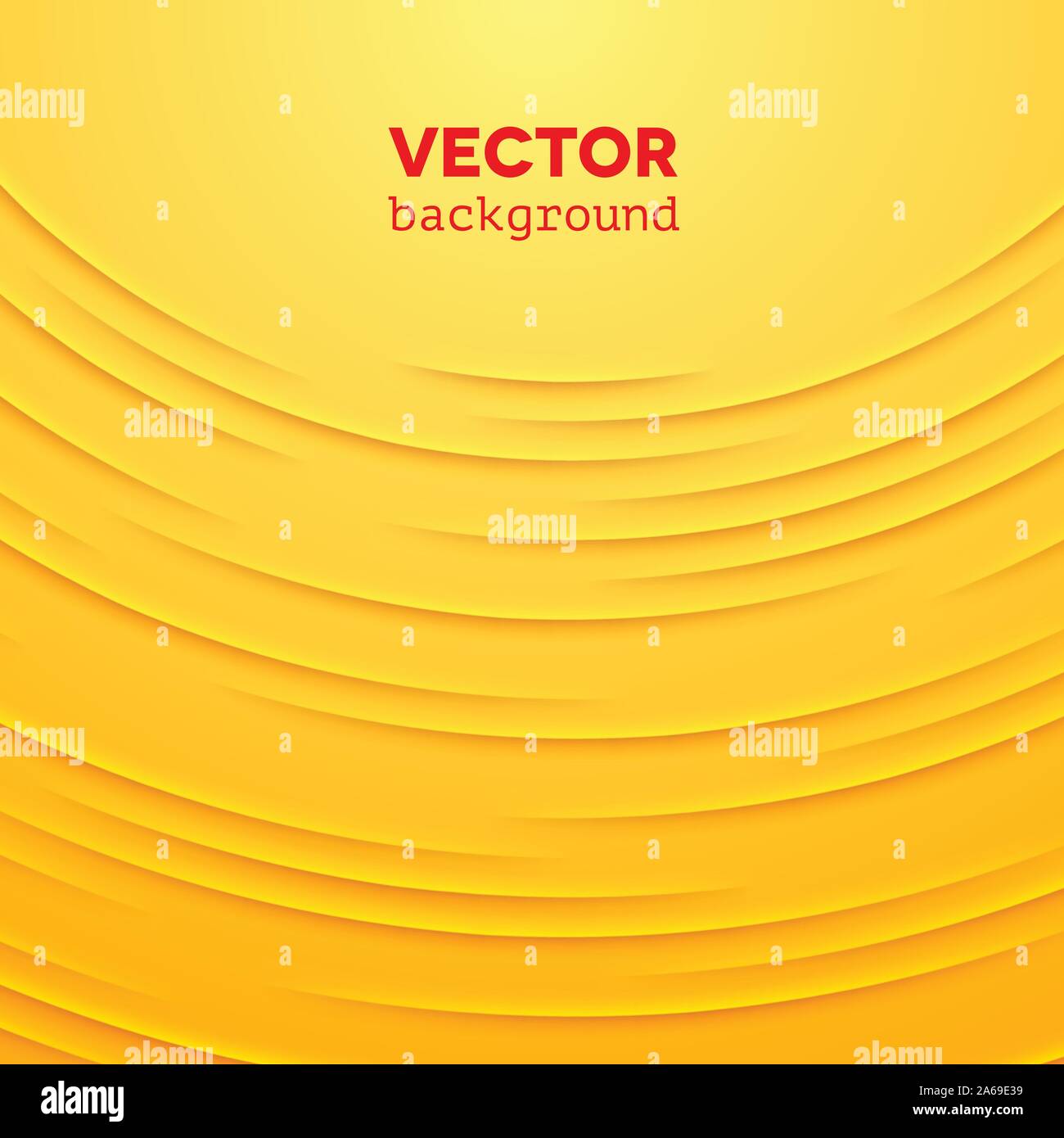 Abstract vector background with yellow layers Stock Vector Image & Art ...