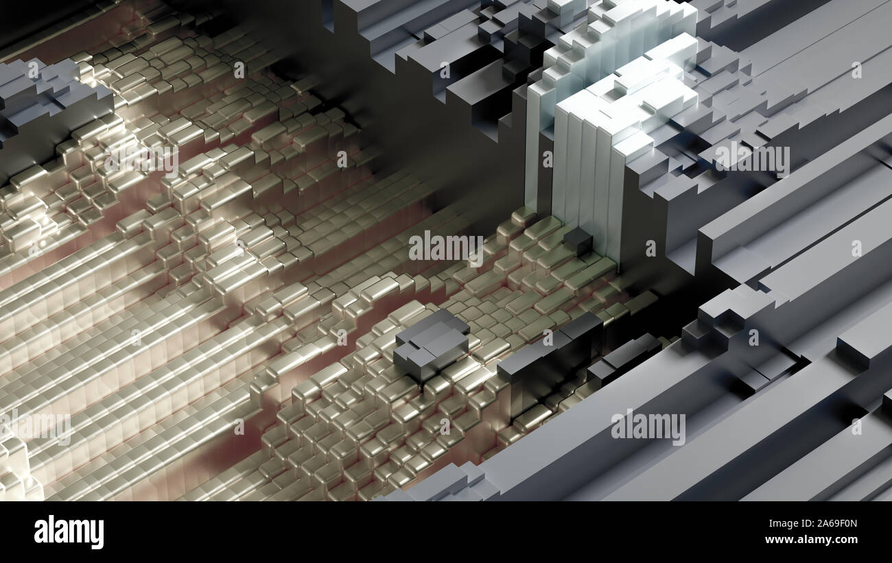 Abstract technology background. 3d illustration, 3d rendering Stock ...