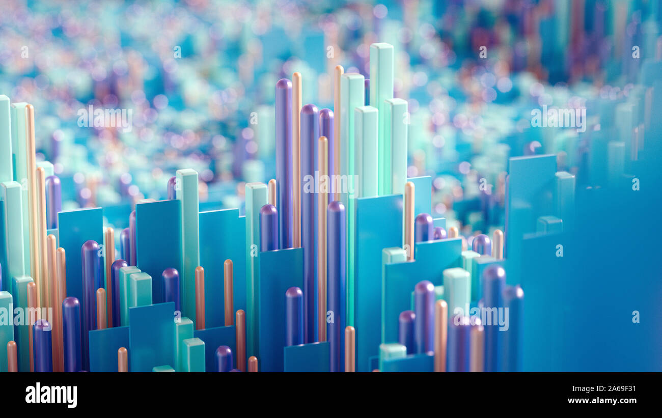 Techno high-tech background, geometry, cube, abstraction. 3d ...