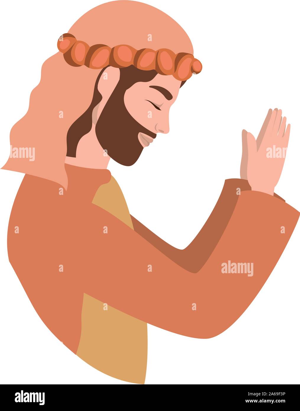 Saint joseph character icon hi-res stock photography and images - Alamy