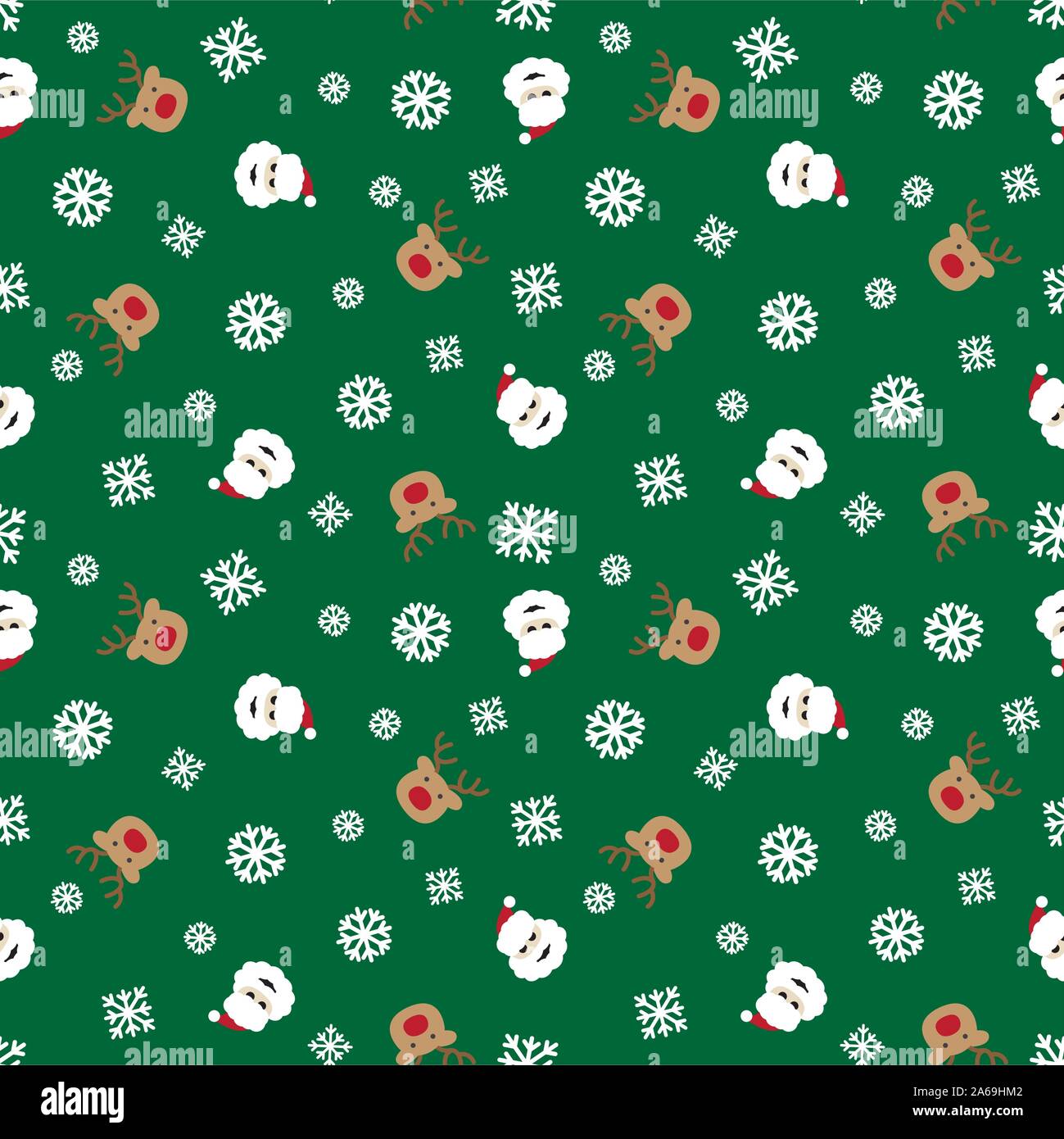 Colourful Festive Christmas Holiday seamless pattern background in ...