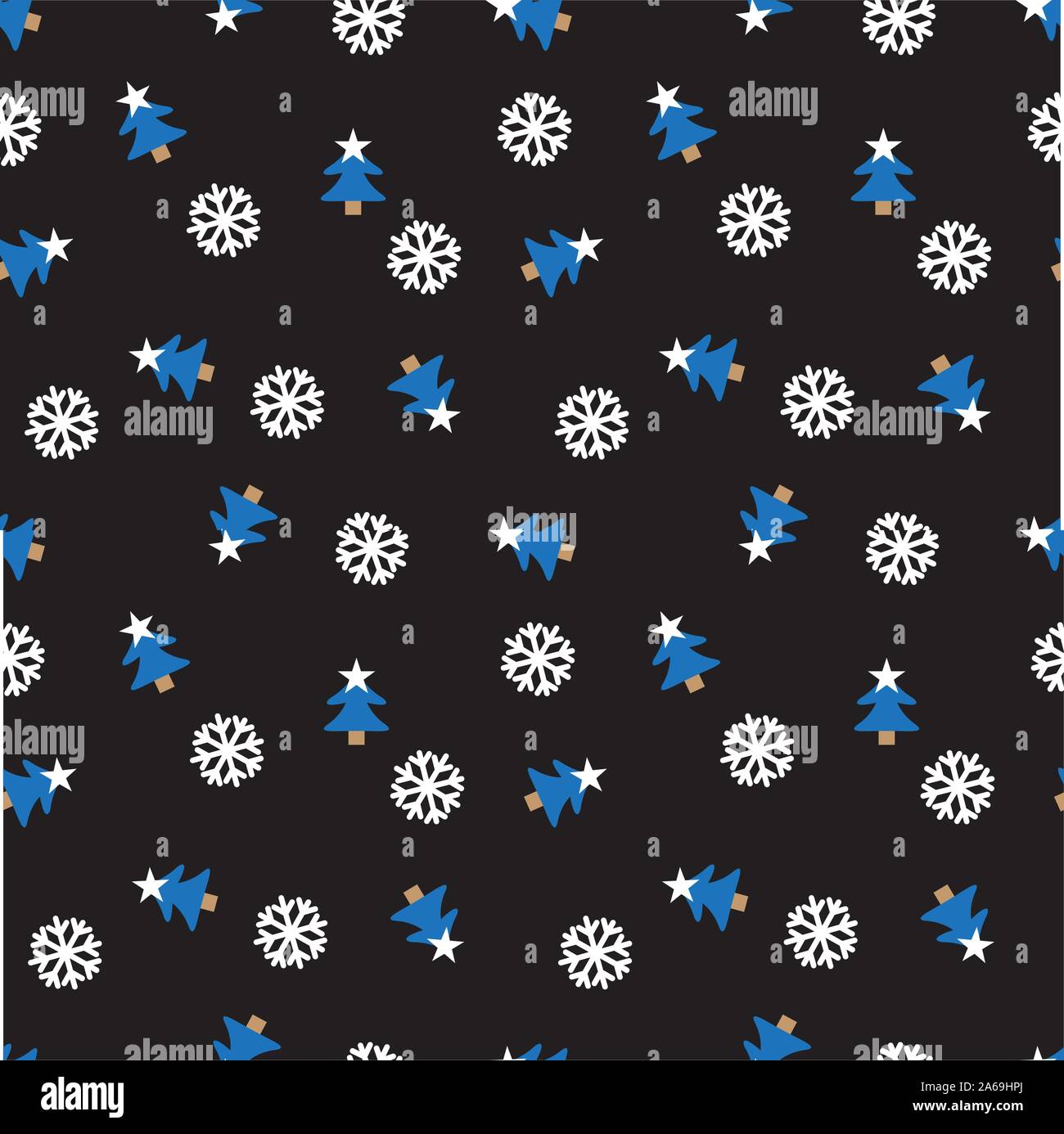 Colourful Festive Christmas Holiday seamless pattern background in ...