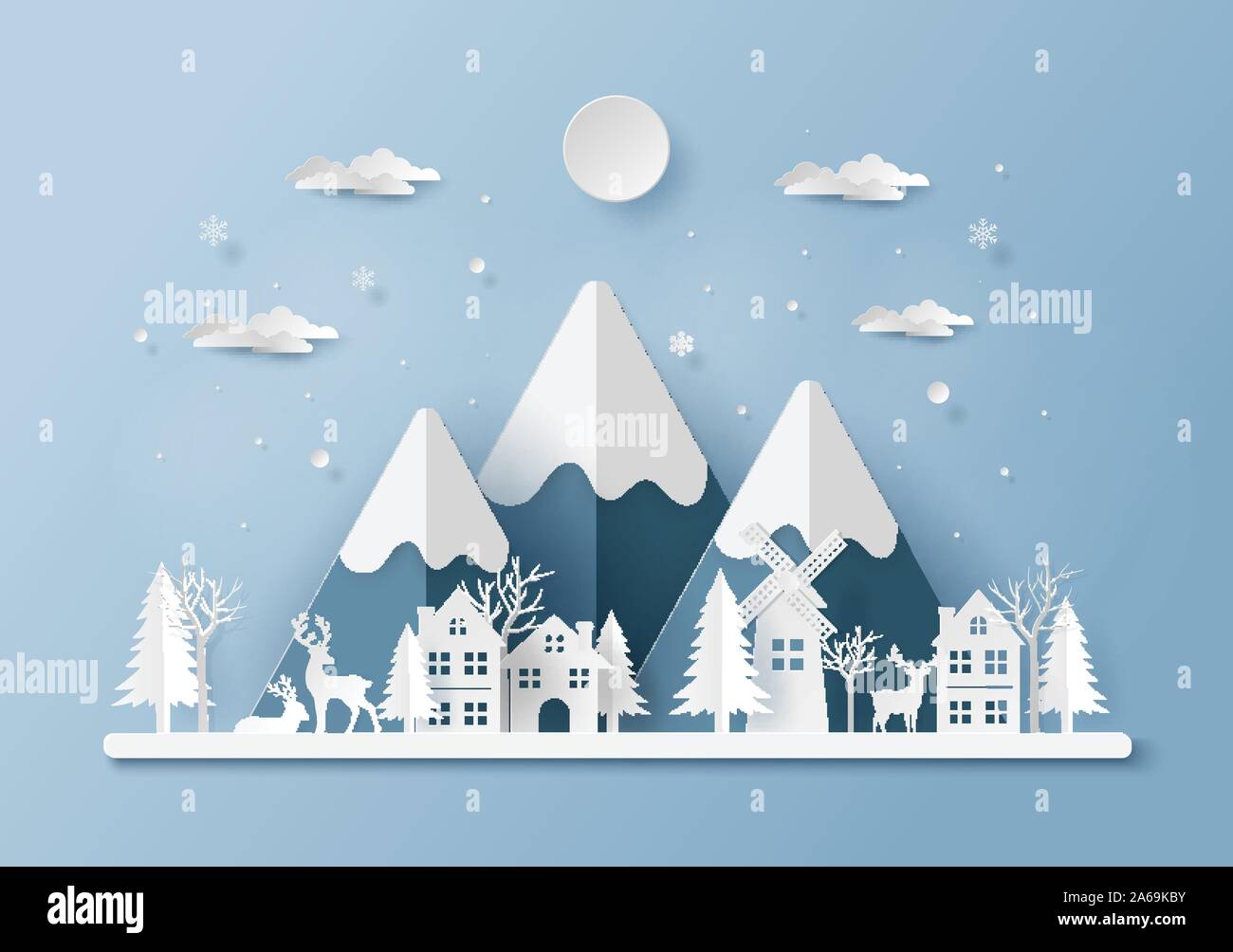 Snowman craft Stock Vector Images - Alamy