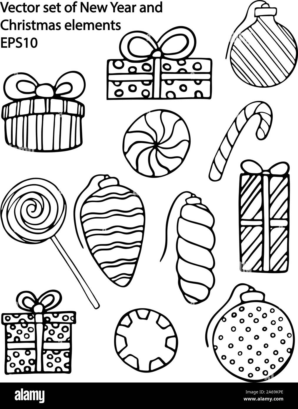 Decorative candies Black and White Stock Photos & Images - Alamy