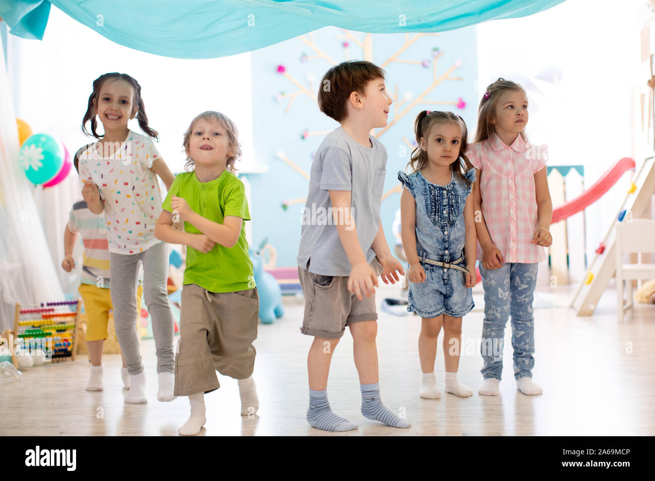 children having fun and dancing at party Stock Photo - Alamy