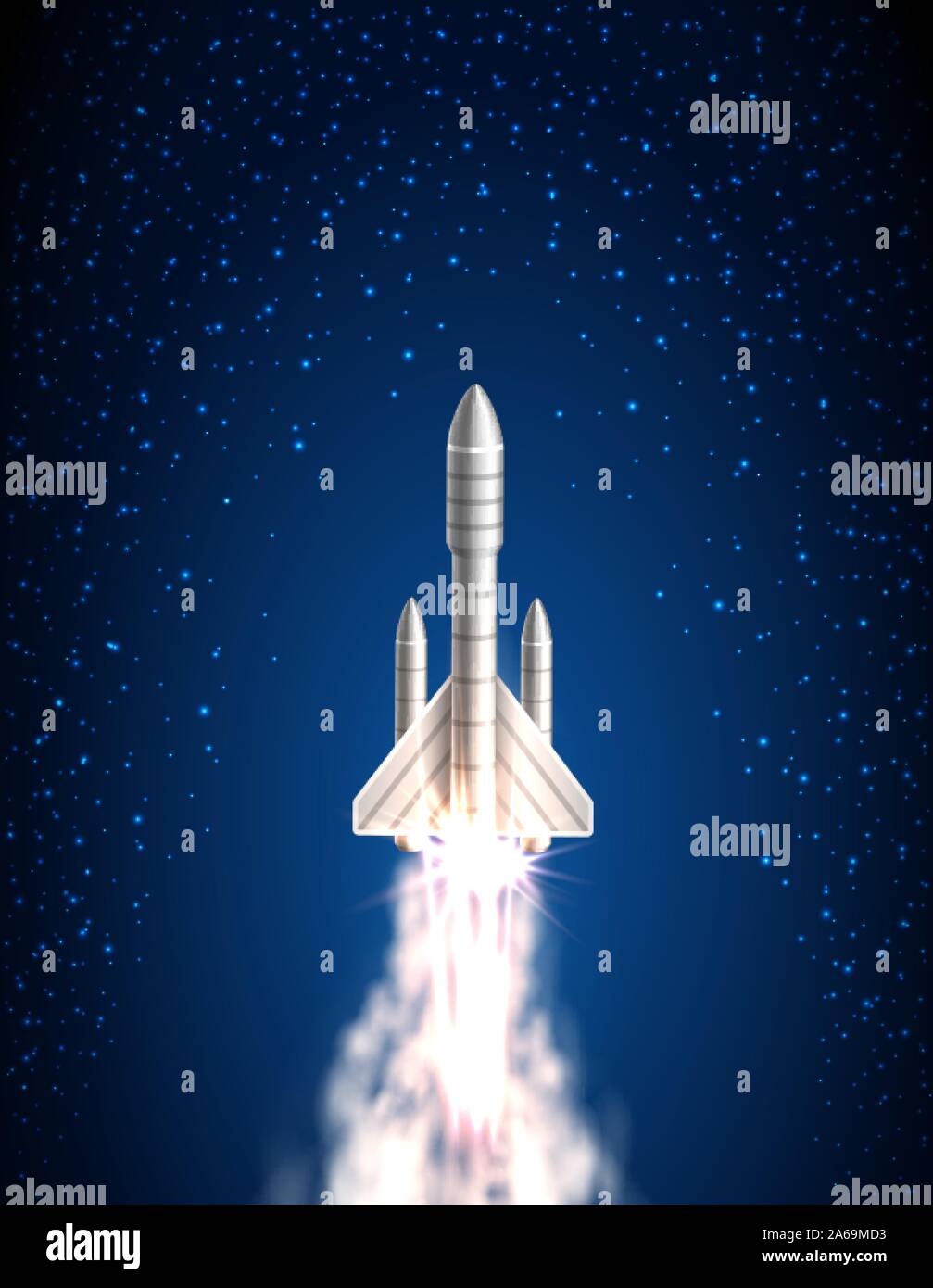 Space Shuttle Spacecraft, Cosmic Rocket, Spaceship, Orbital Satellite ...