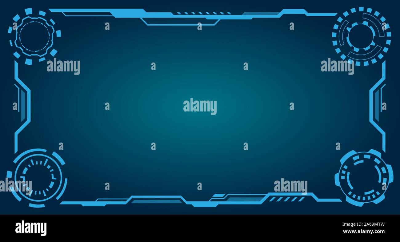 HUD Futuristic Frame. Abstract Technology Panel - Illustration Vector ... HUD Futuristic Frame. Abstract Technology Panel - Illustration Vector ...