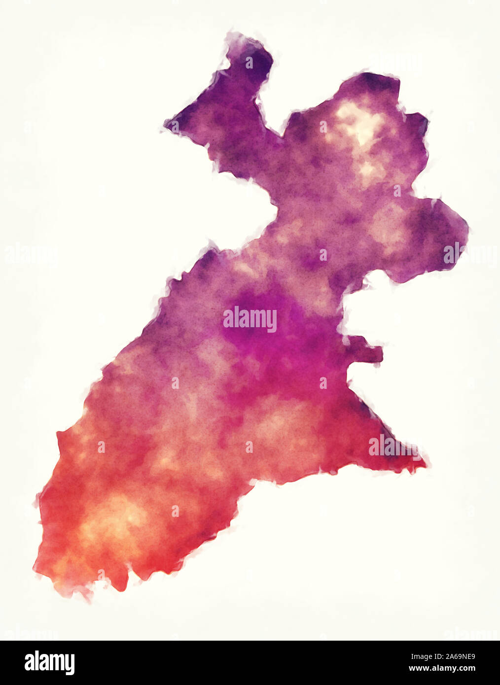 Erbil map hi-res stock photography and images - Alamy