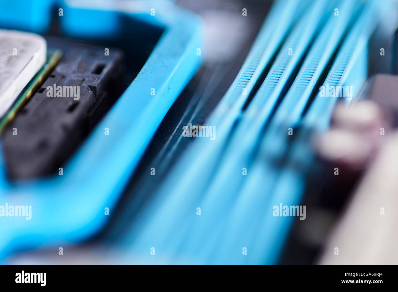 Macro Photography Computer Motherboard in detail close up Stock Photo ...