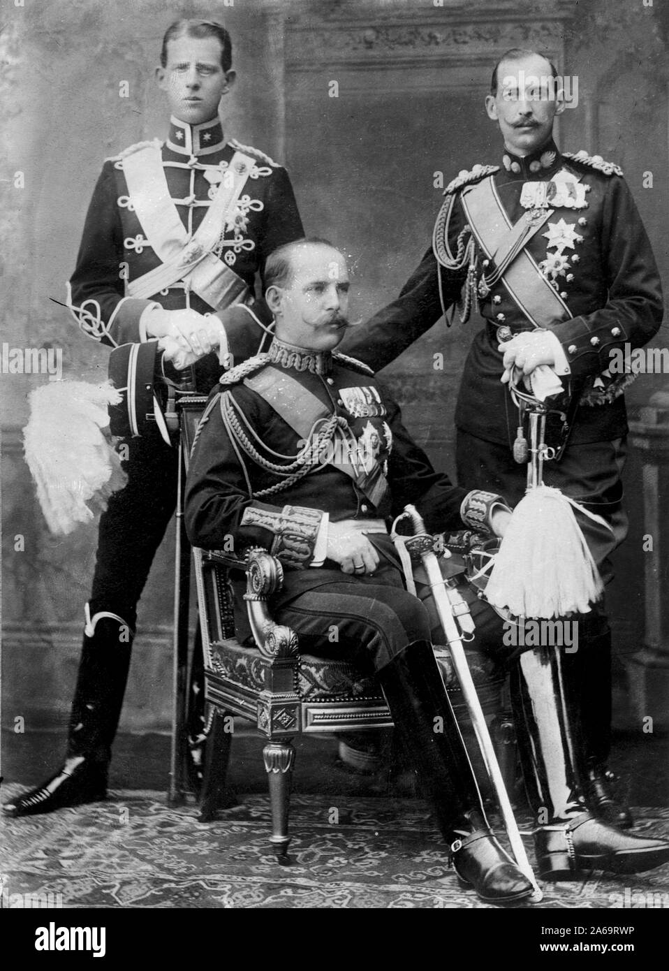Prince Andreas, Nicholas, and King Constantinos of Greece 3 18 1913 ...
