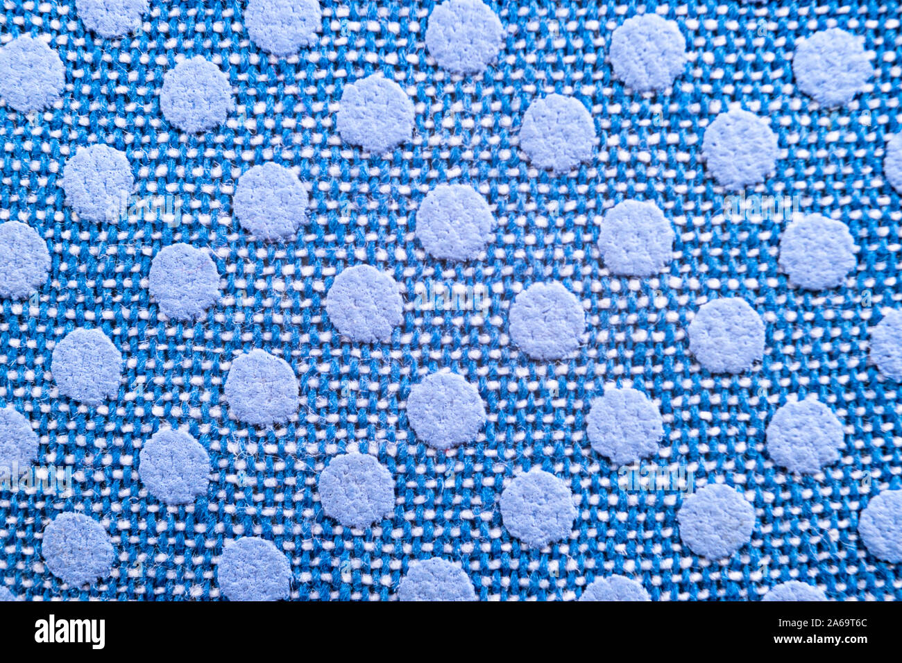 Cotton fabric texture. Linen natural canvas texture with round pattern ...