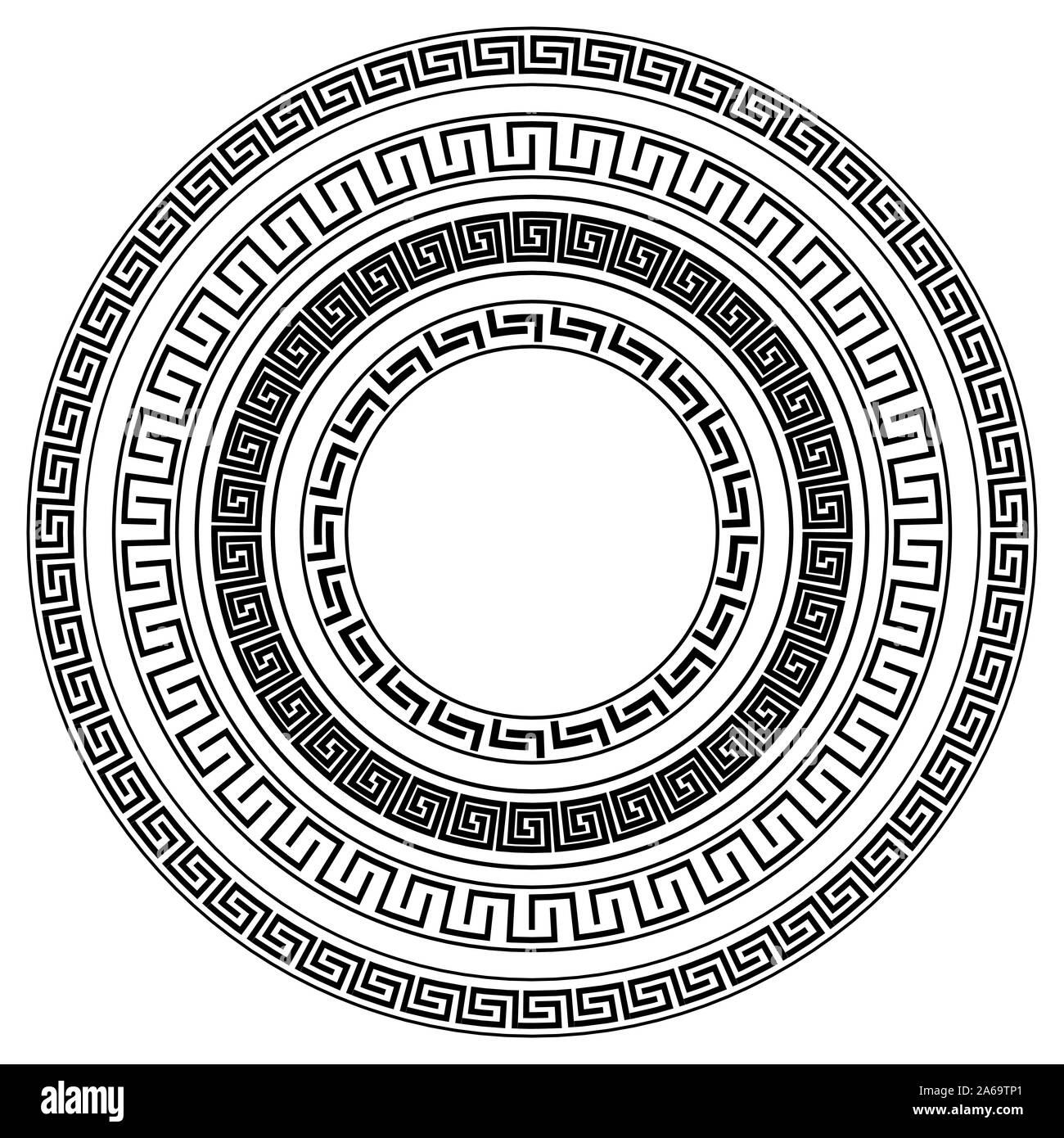 Geometric maze patterns Cut Out Stock Images & Pictures - Alamy